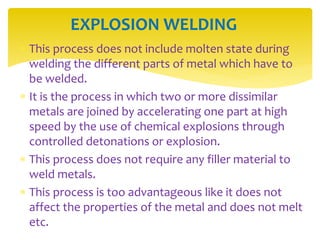Iwt unit 5 explosive welding sushant bhatt | PDF