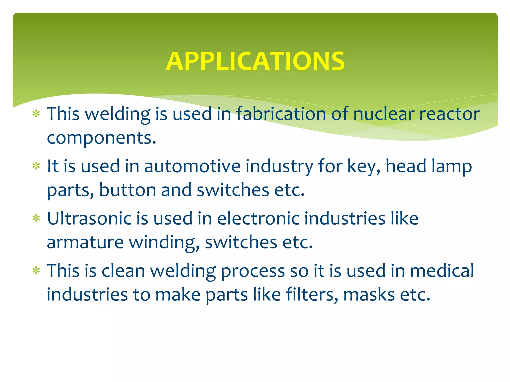 Iwt unit 5 ultrasonic welding | PDF