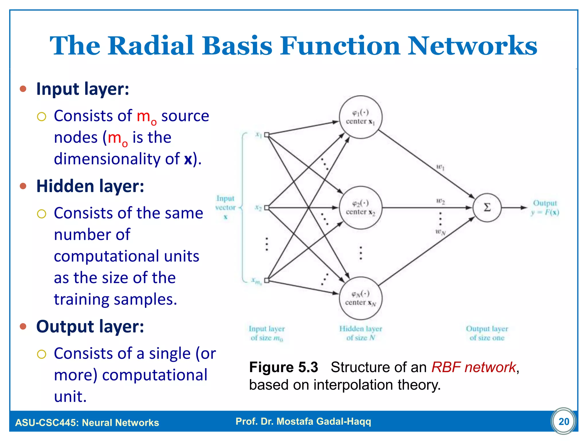 Neural Networks: Radial Bases Functions (RBF) | PDF