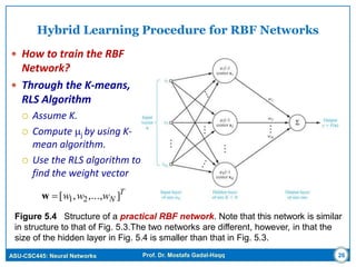 Neural Networks: Radial Bases Functions (RBF) | PDF