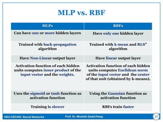 Neural Networks: Radial Bases Functions (RBF) | PDF