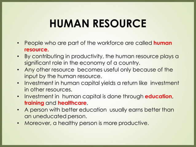 IX. Economics. Chapter 2. People as resource | PDF | Business | Business and Finance
