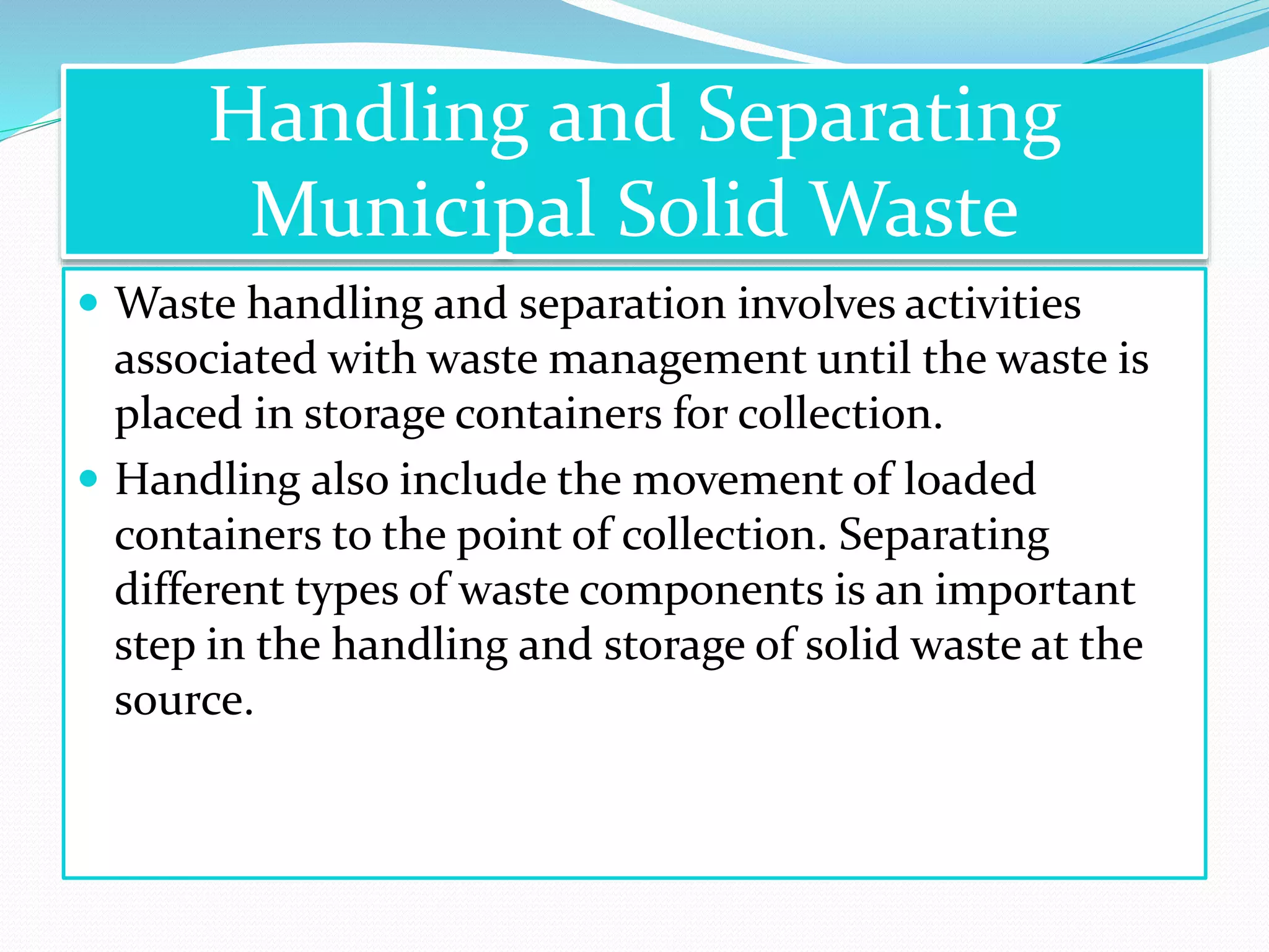 Solid waste management with animation | PPTX