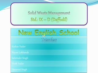 Solid waste management with animation | PPTX