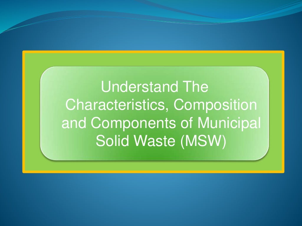 Solid waste management with animation