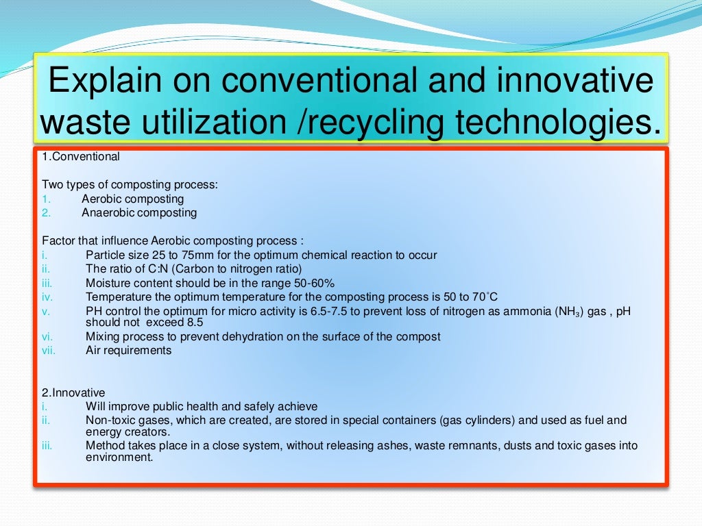 Solid waste management with animation