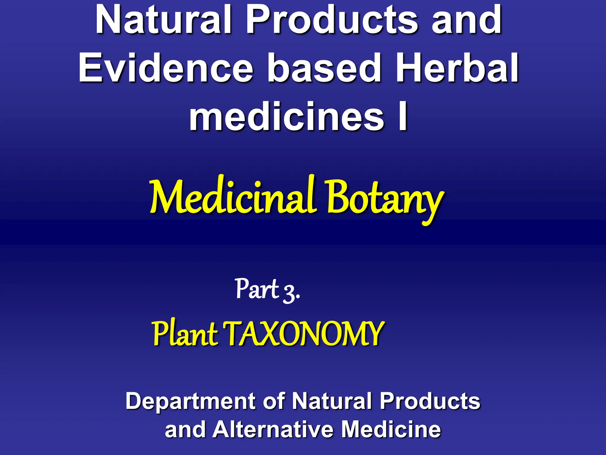 PlantTaxonomy-NP-301-PlantTaxonomy--.ppt