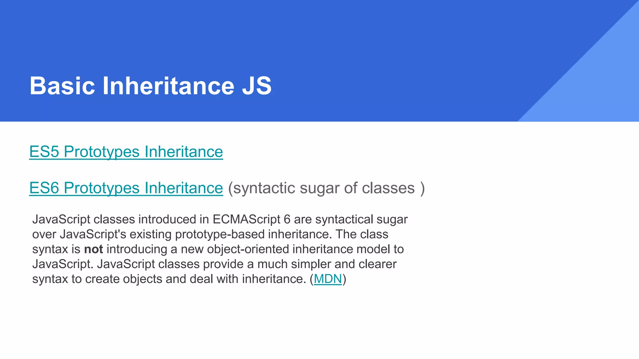 Js: master prototypes | PPT
