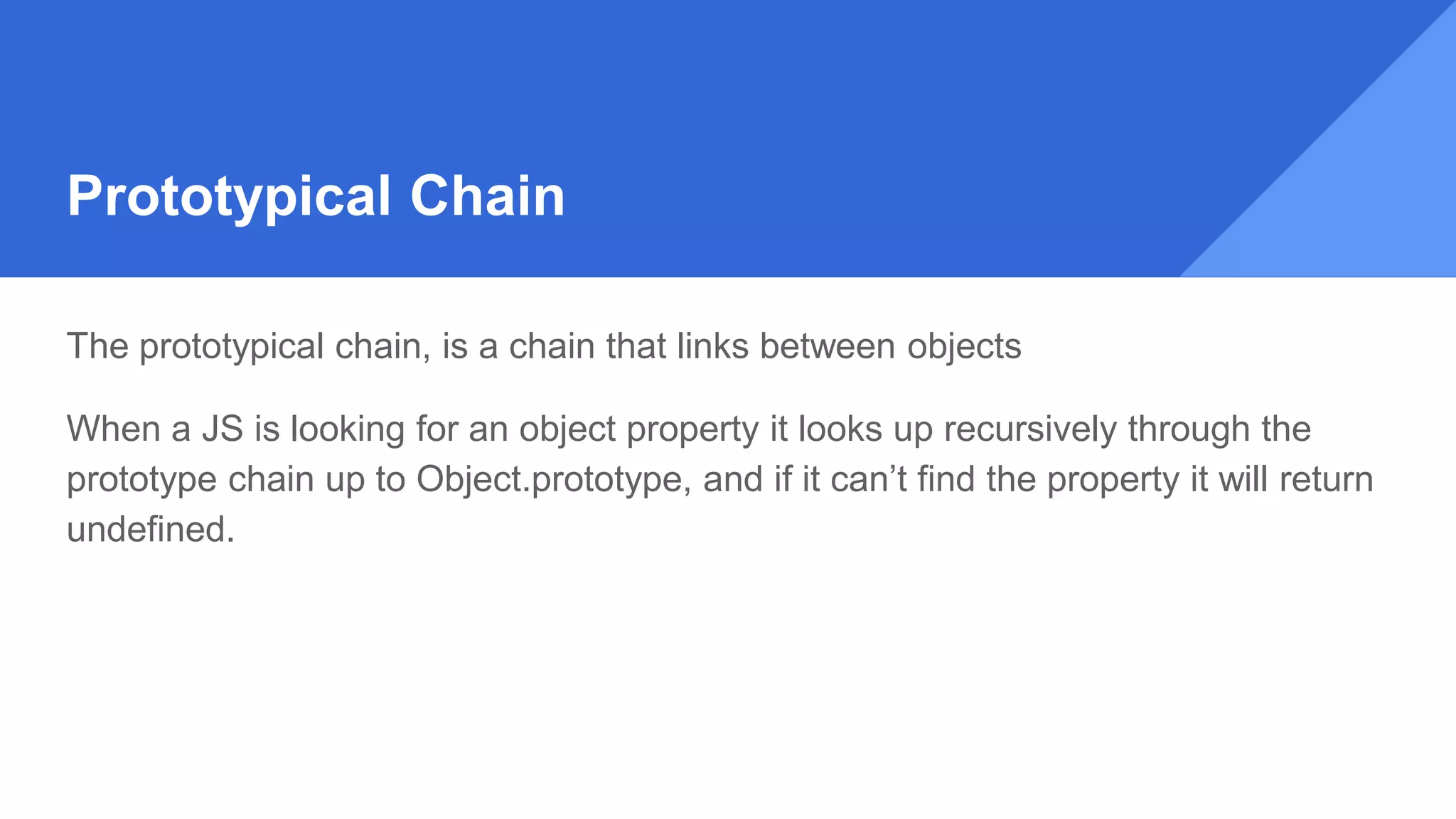 Js: master prototypes | PPT