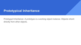 Js: master prototypes | PPTX