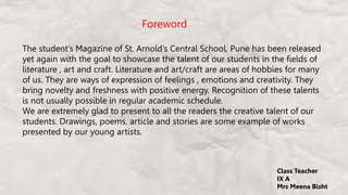 Glimpse of flair E - Magazine for high school.pptx