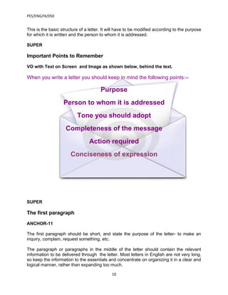 Ix application and letter writing 2_beta | DOC