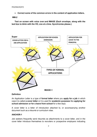 Ix application and letter writing 4_beta | PDF