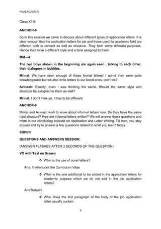 Ix application and letter writing 4_beta | PDF