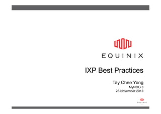 IX Best Practices by Tay Chee Yong | PPT