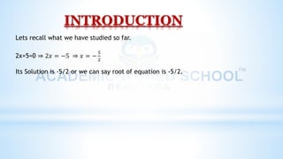 Class IX Linear Equations in Two Variables | PPTX