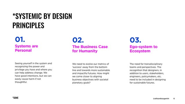 Ego-System to Ecosystem; Systems Thinking in Design | PPT