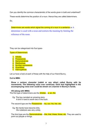 Ix determiners final | DOC