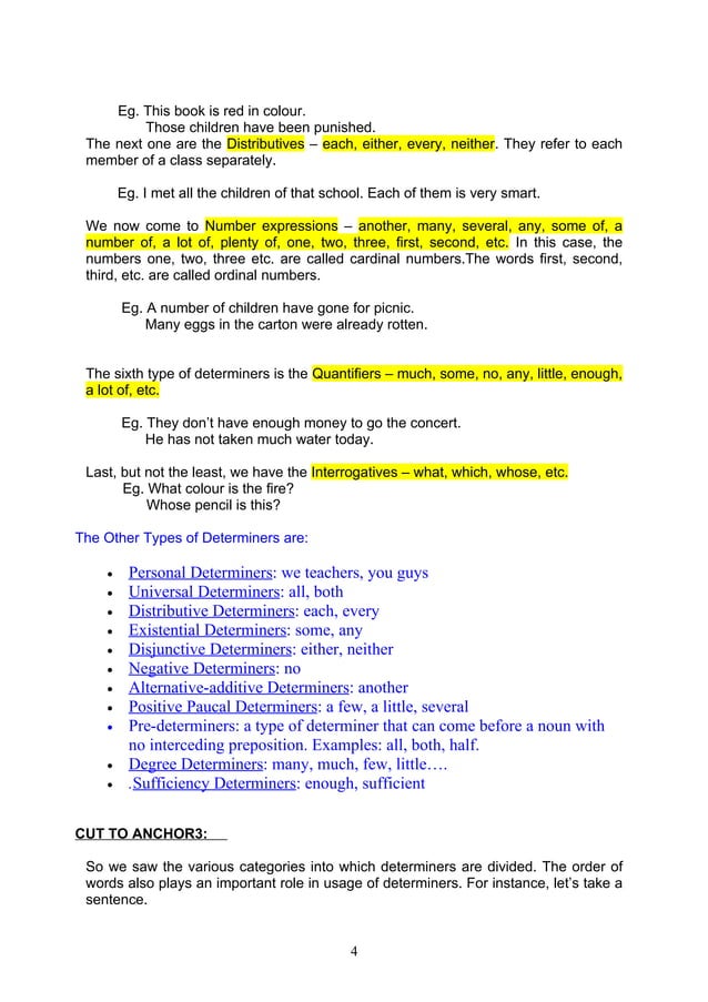 Ix Determiners Final Doc 0501