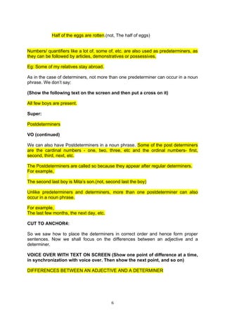 Ix determiners final | DOC