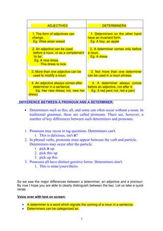 Ix determiners final | DOC