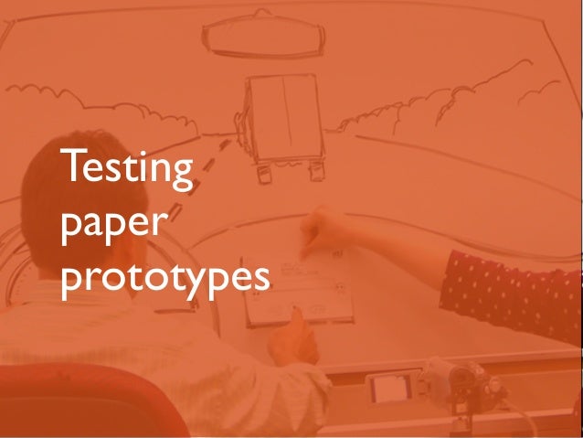 IxDworks mini-workshop: Testing Paper Prototyping