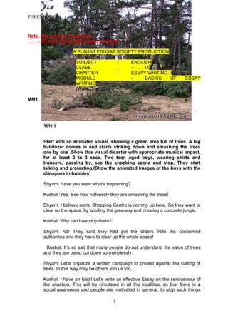 Ix english essay_writing_1 | DOC