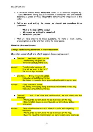 Ix english essay_writing_1 | PDF