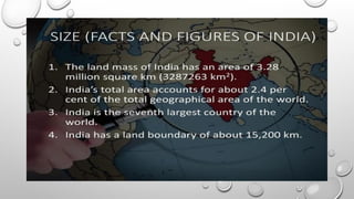 India, Size and Location Geography IX Ncert | PPTX