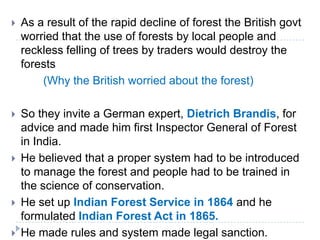 Forest and colonialism | PPTX