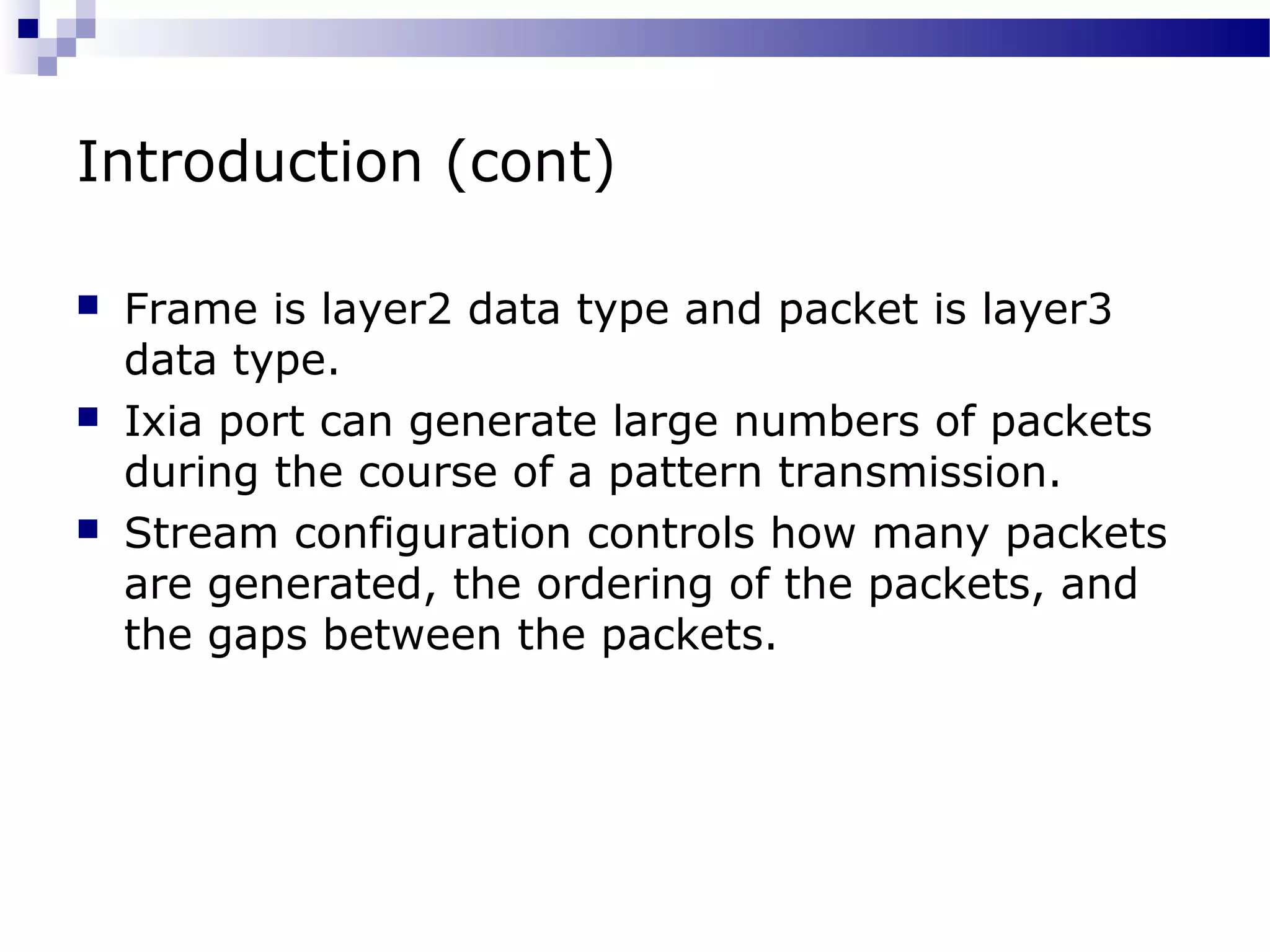 Ixia presentation | PPT