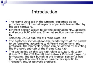 Ixia presentation | PPT