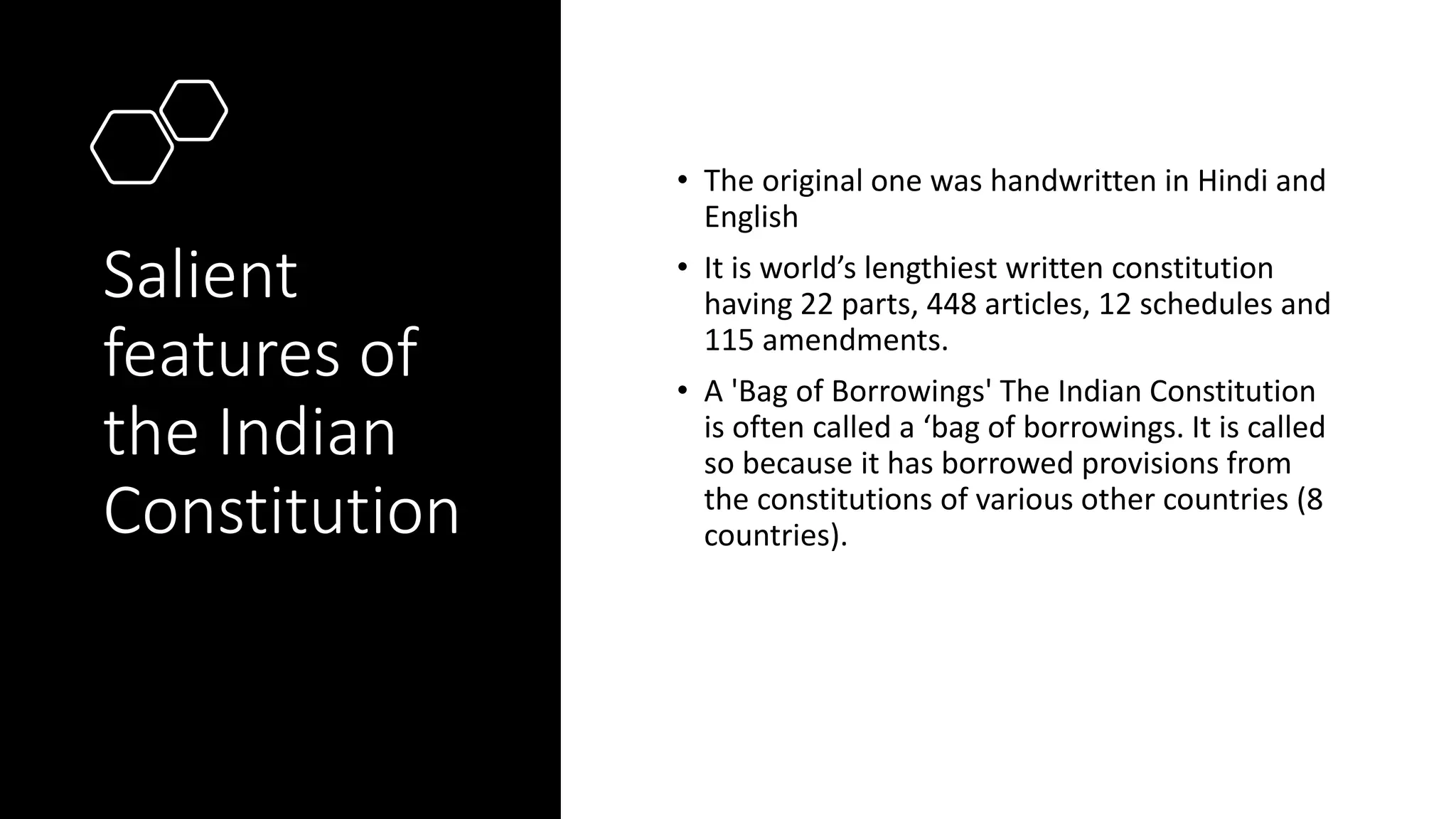 IX ICSE CIVICS OUR CONSTITUTION | PPTX