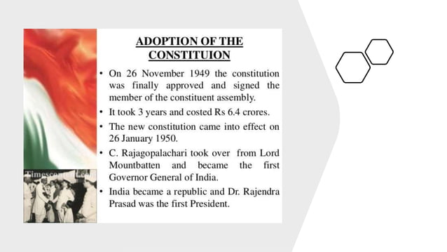 IX ICSE CIVICS OUR CONSTITUTION | PPTX | Law