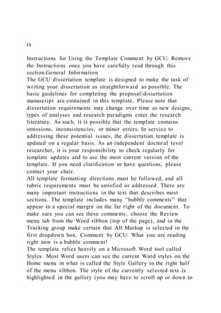Ix instructions for using the templatecomment by gcu remove t | DOCX