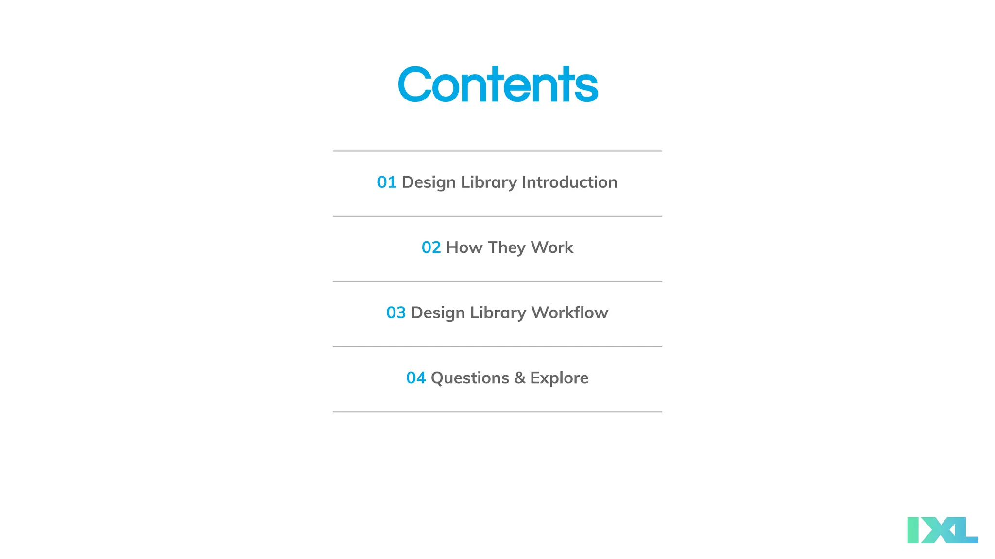 IXL Design Libraries | PPT