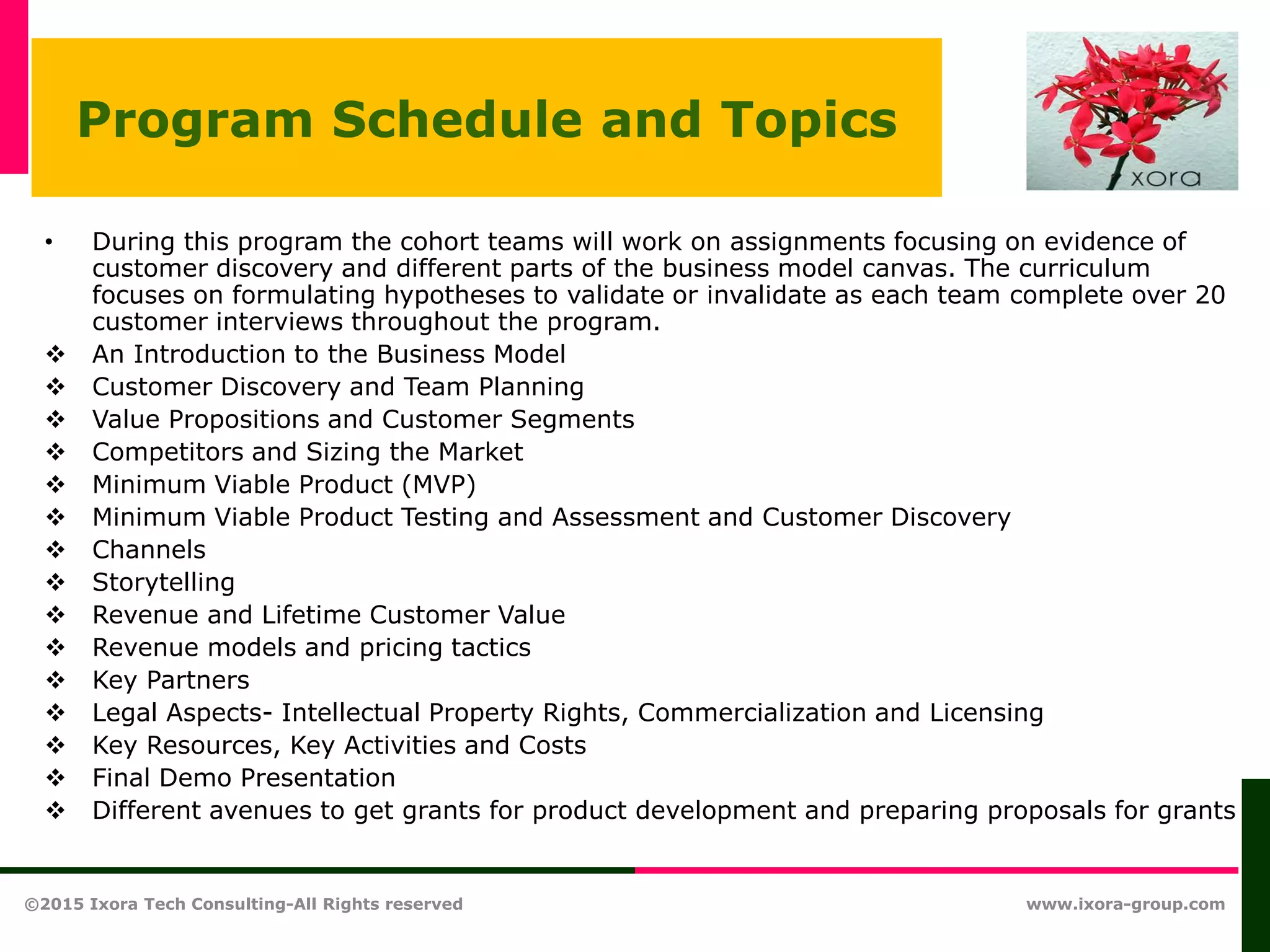 Ixora Idea Accelerator | PPT