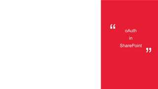 Office 365 Authentication Process (oAuth Service Integration) - iXora Tech Seminar | PPTX ...