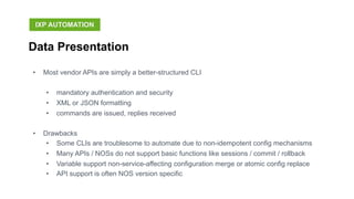 IXP Automation with SaltStack and NAPALM | PPT