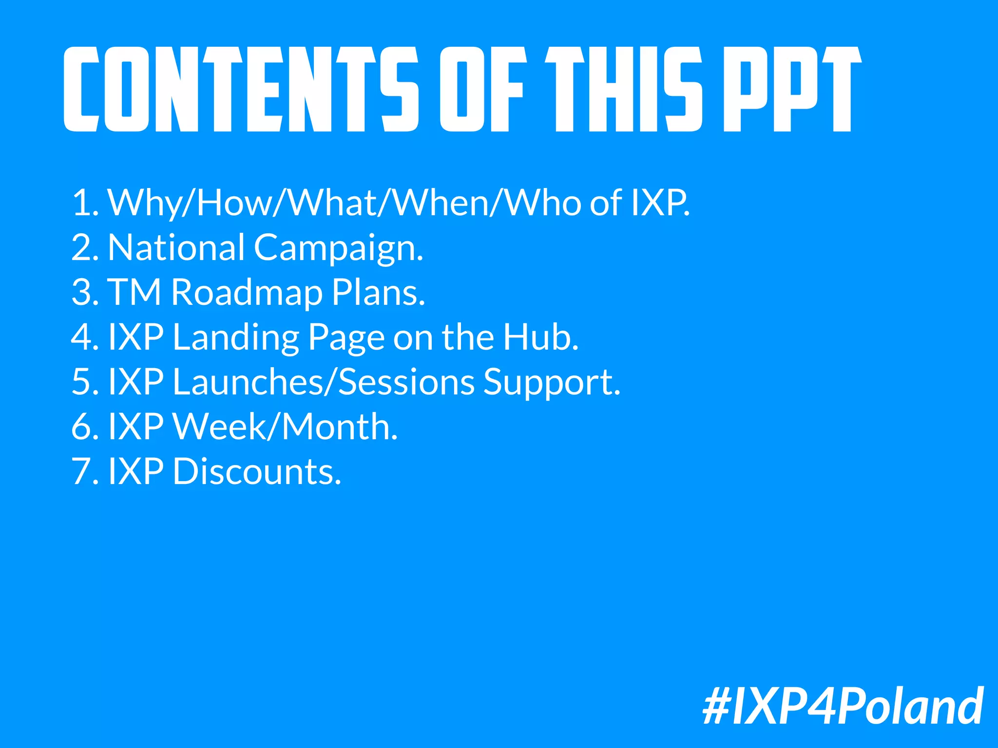 IXP Guide for summer peak | PPT | Free Download