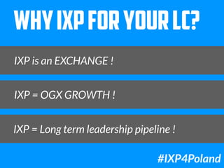 IXP Guide for summer peak | PPT