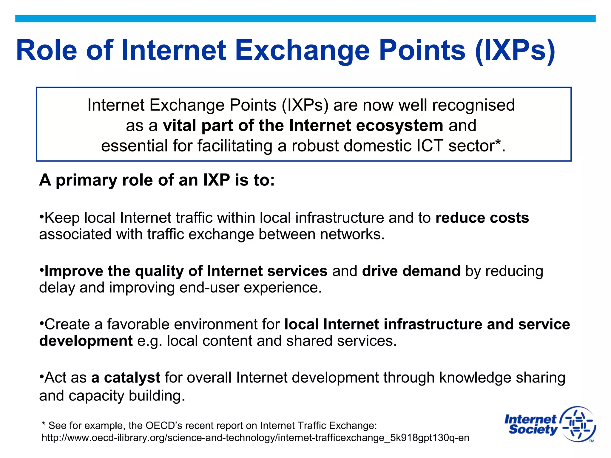 Role of Internet Exchange Points (IXP) | PPT