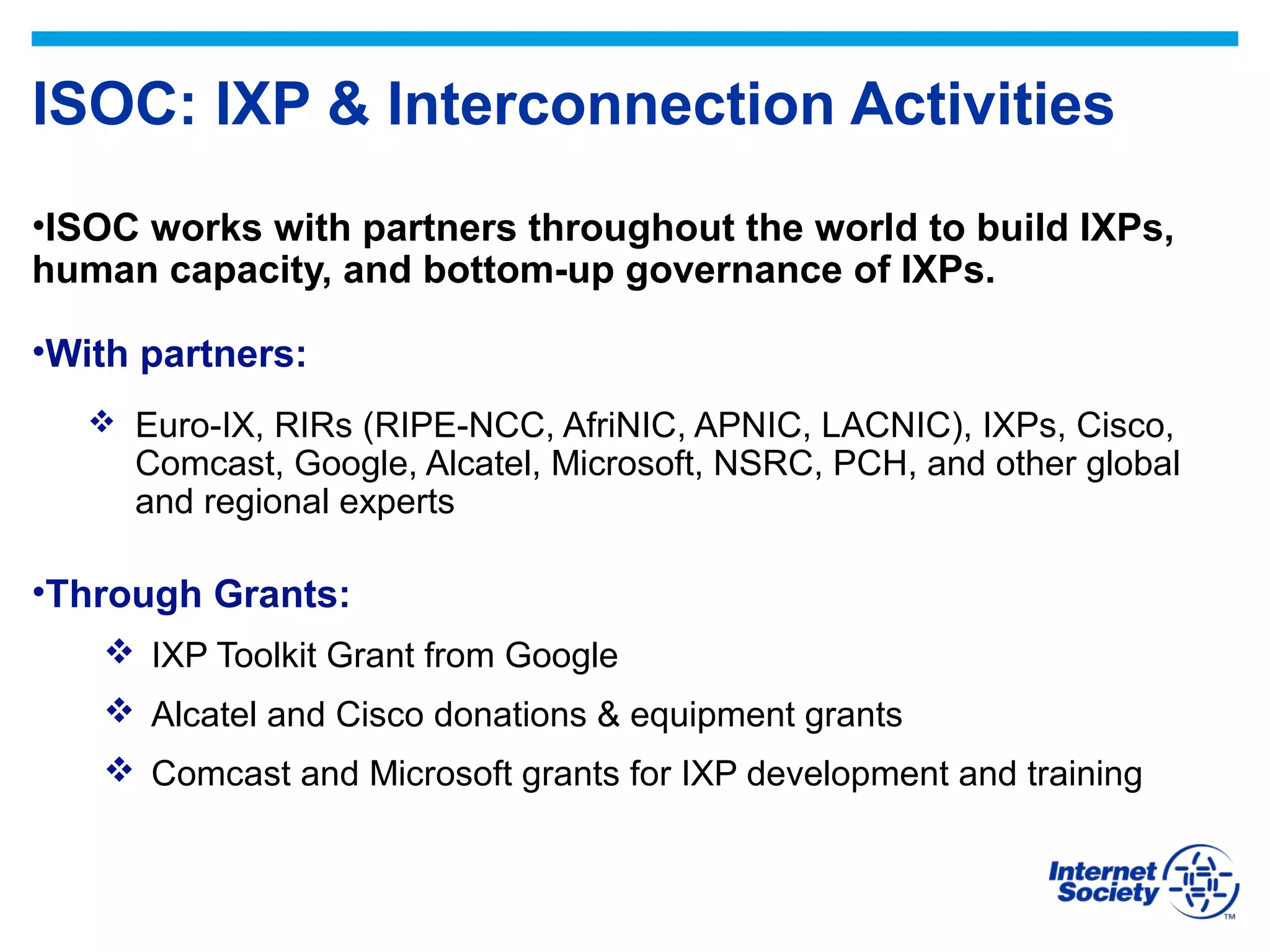Role of Internet Exchange Points (IXP) | PPT