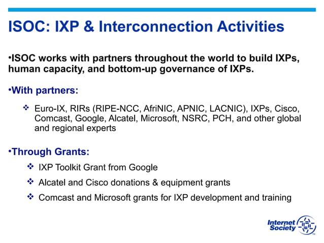 Role of Internet Exchange Points (IXP) | PPT