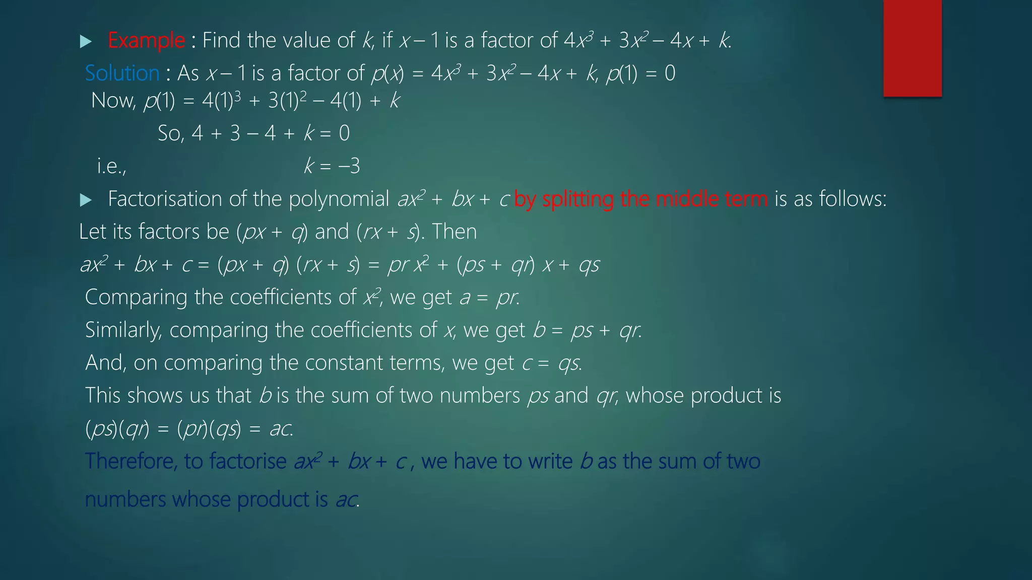 NCERT Class 9 Maths Polynomials | PPTX