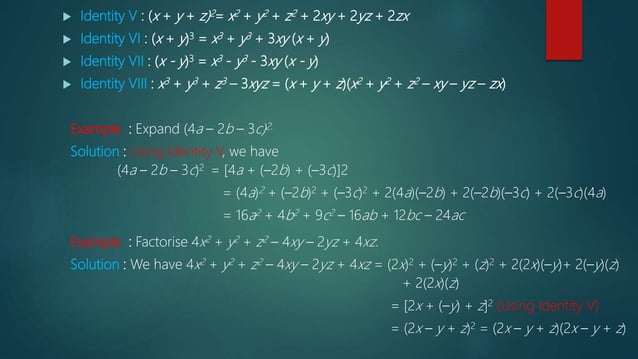 NCERT Class 9 Maths Polynomials | PPTX