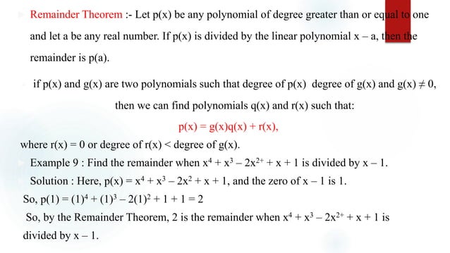 NCERT Class 9 Maths Polynomials | PPTX