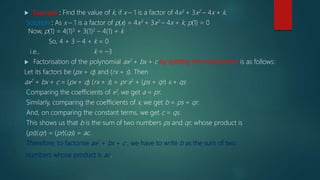 NCERT Class 9 Maths Polynomials | PPTX