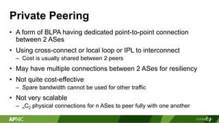 PacNOG 24: Keeping local traffic local by doing local peering | PPTX