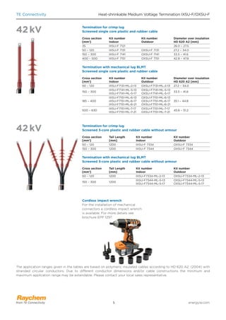 raychem saudi arabia - terminations | PDF